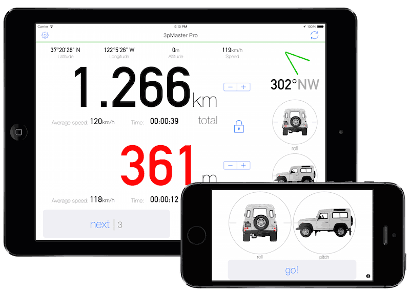 the best tripmaster & inclinometer iOS app (iPhone & iPad) | Trip ...