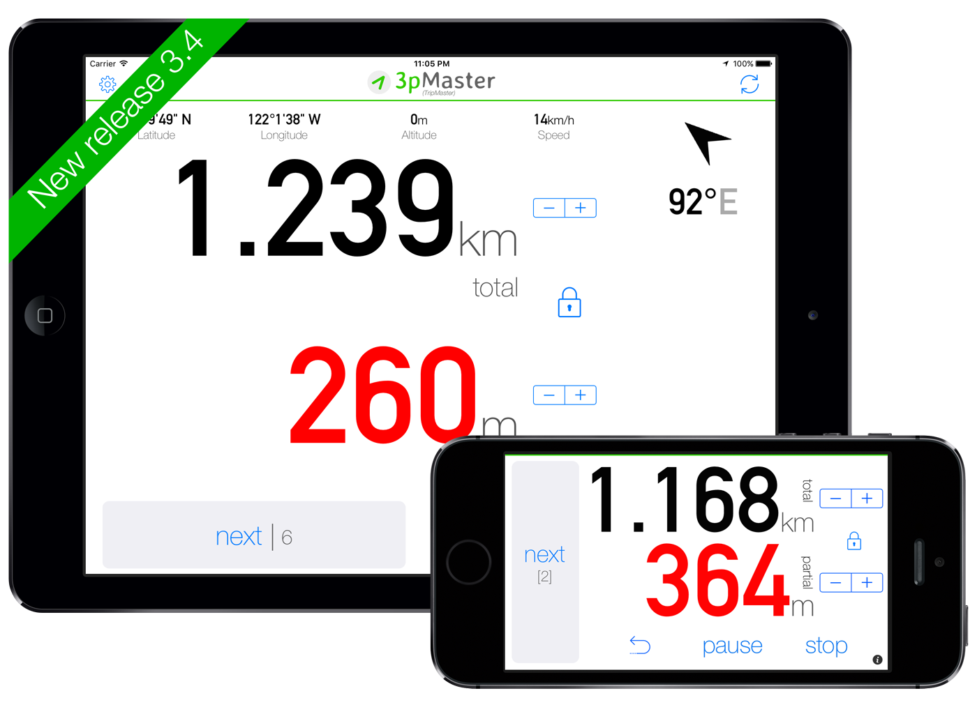 the best tripmaster & inclinometer iOS app (iPhone & iPad) | Trip ...