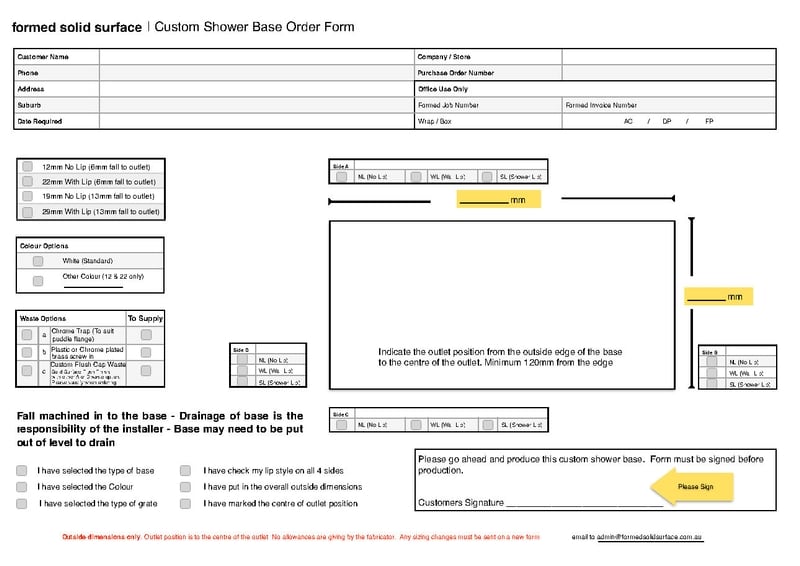 Custom Shower Bases | by formed