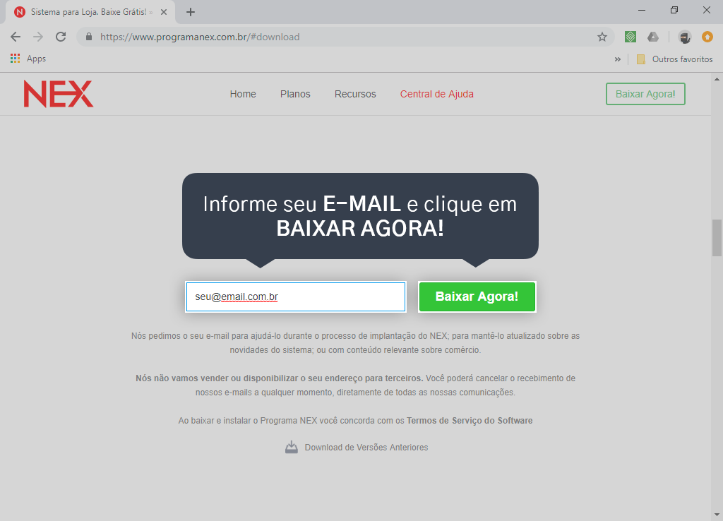 Como fazer download do Nex | Central de Ajuda - Programa NEX