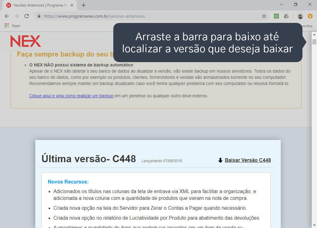 Como fazer download do Nex | Central de Ajuda - Programa NEX