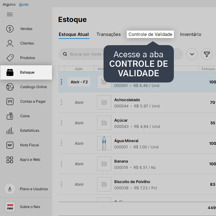 Como controlar a validade de um produto | Central de Ajuda - Programa NEX