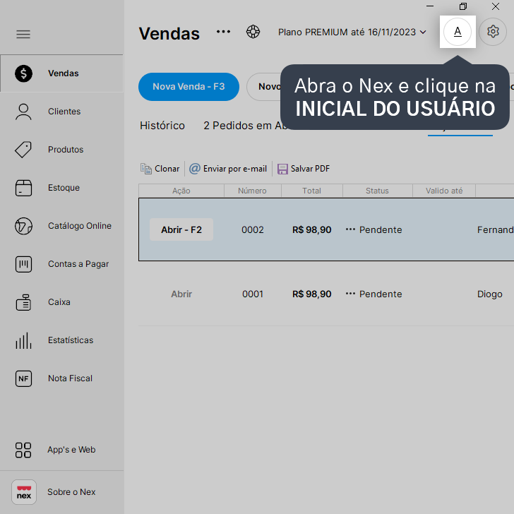 Como habilitar o acesso de um usuário ao Nex na web | Central de Ajuda ...