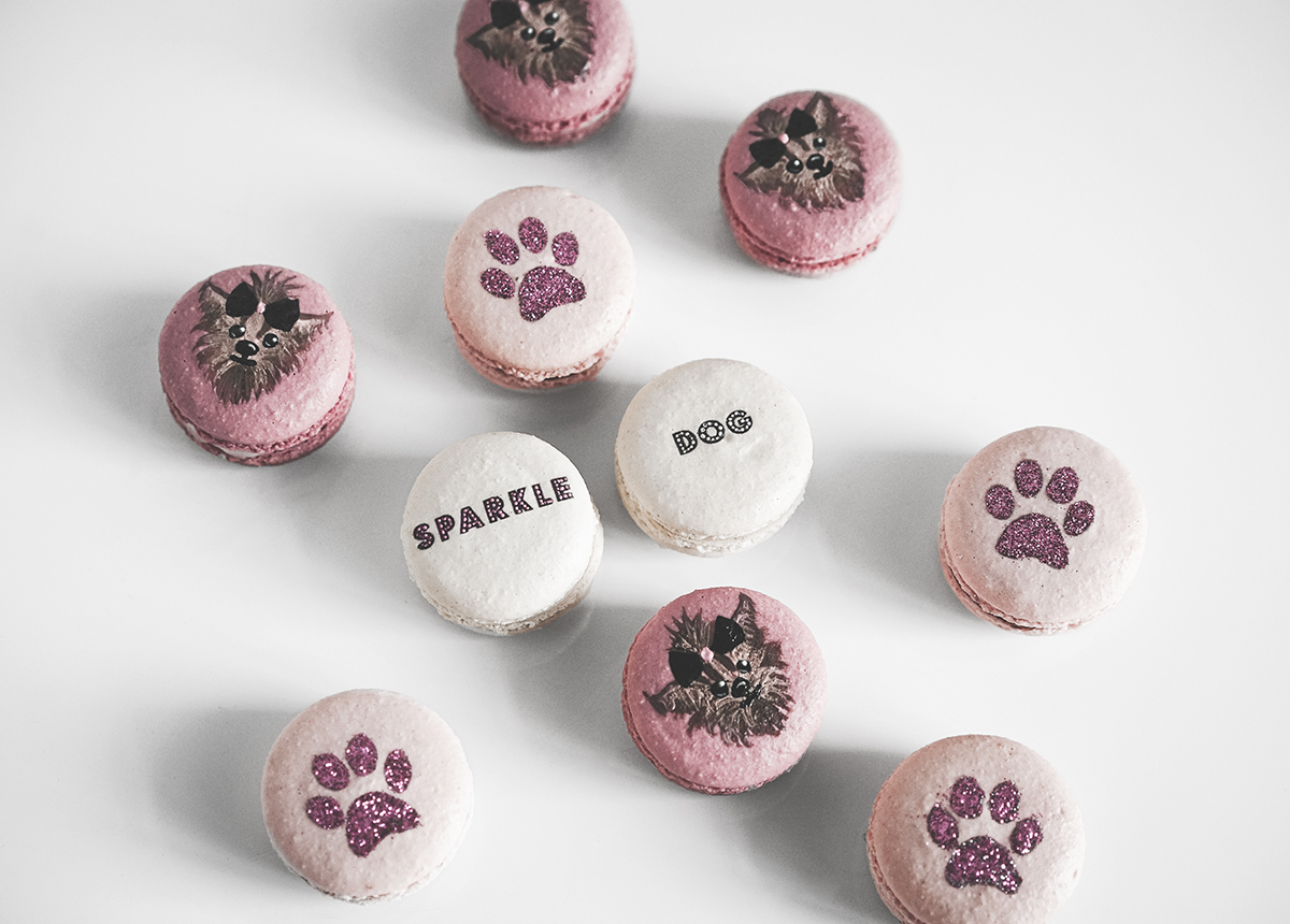 Sparkle Dog Macarons Sparkle Dog Macarons