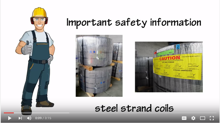 Megasteel Prestressing Wire & Strand - Handling