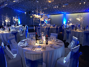 Hired Table and Room Decorations