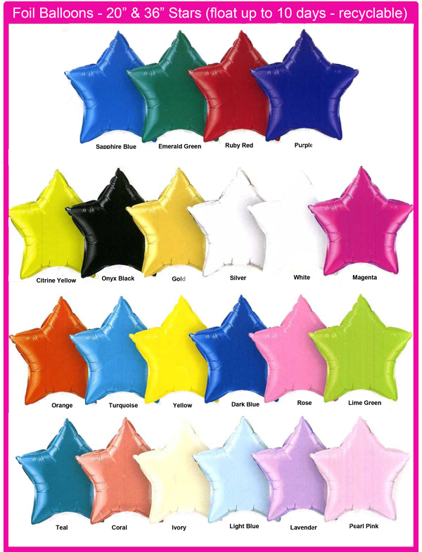 Printed and Themed Balloons and Helium Gas