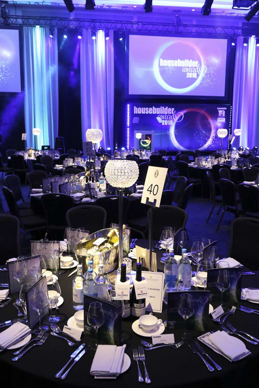 Hired Table and Room Decorations