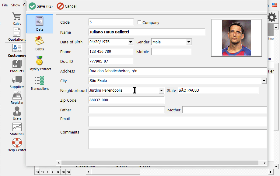 Creating a Customer Account