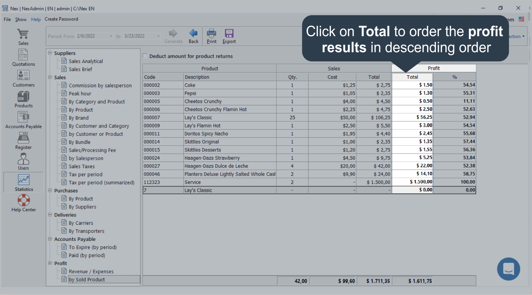 How to check the ABC Curve(Analysis)