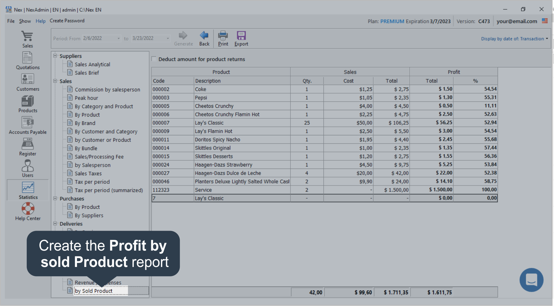 How to check the ABC Curve(Analysis)