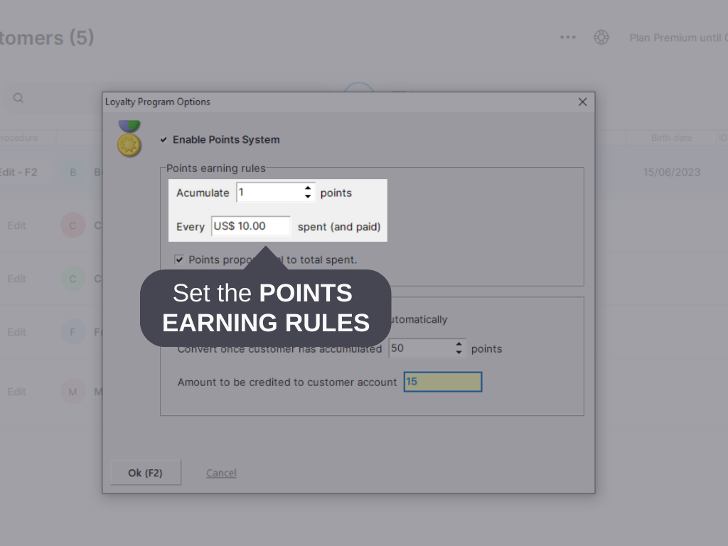 How to enable and configure customer loyalty points