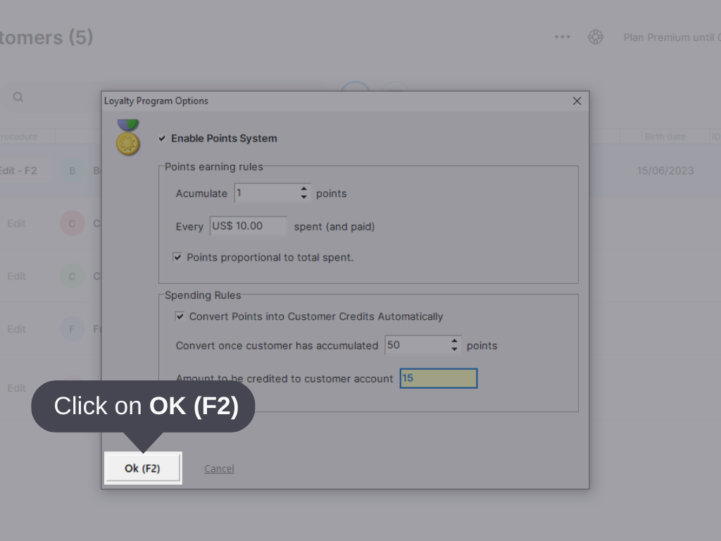 How to enable and configure customer loyalty points