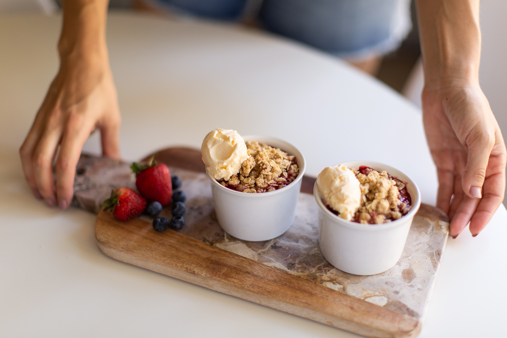 Foodie Friday || Berry Crumble Date Night
