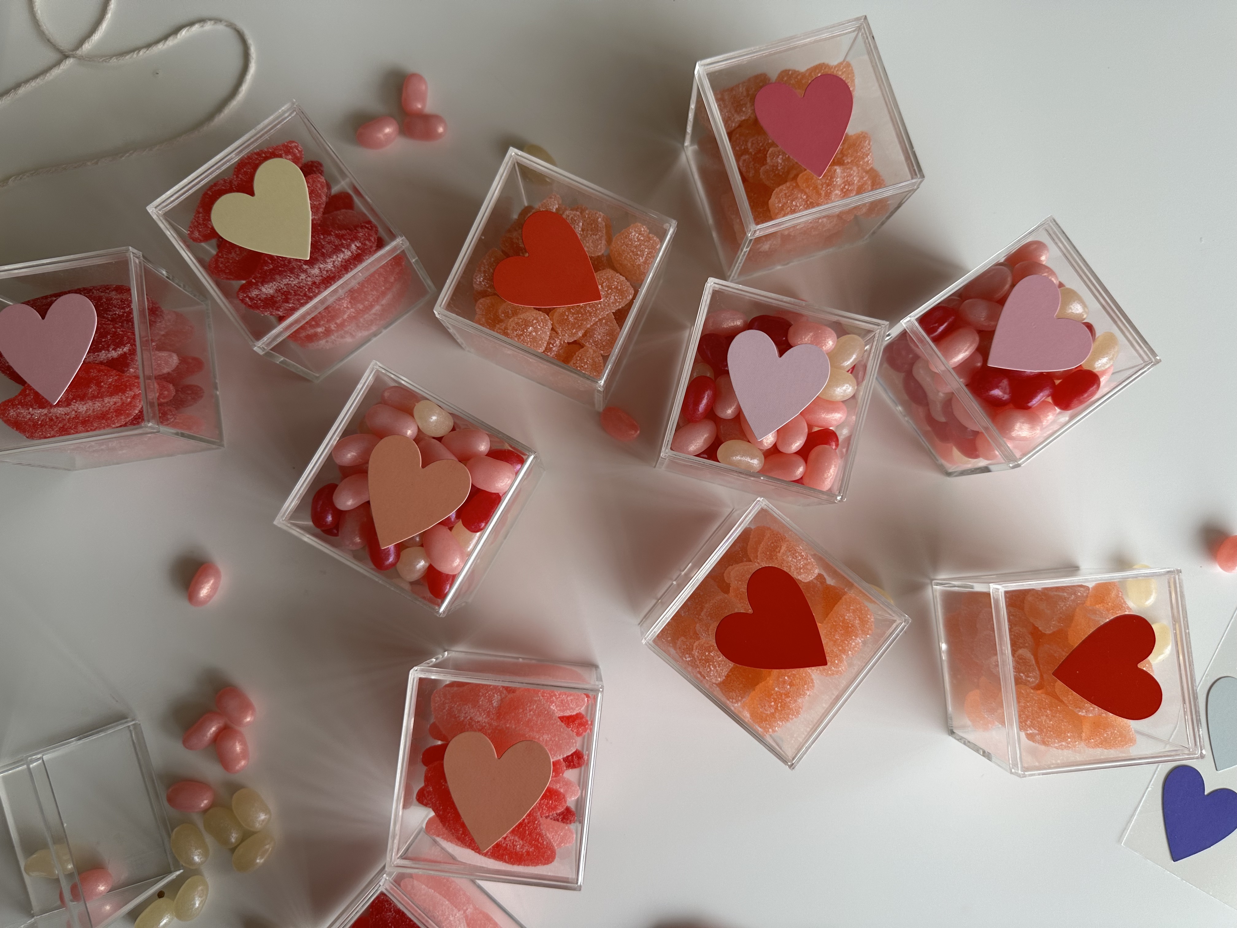 Valentine's Candy Cube DIY