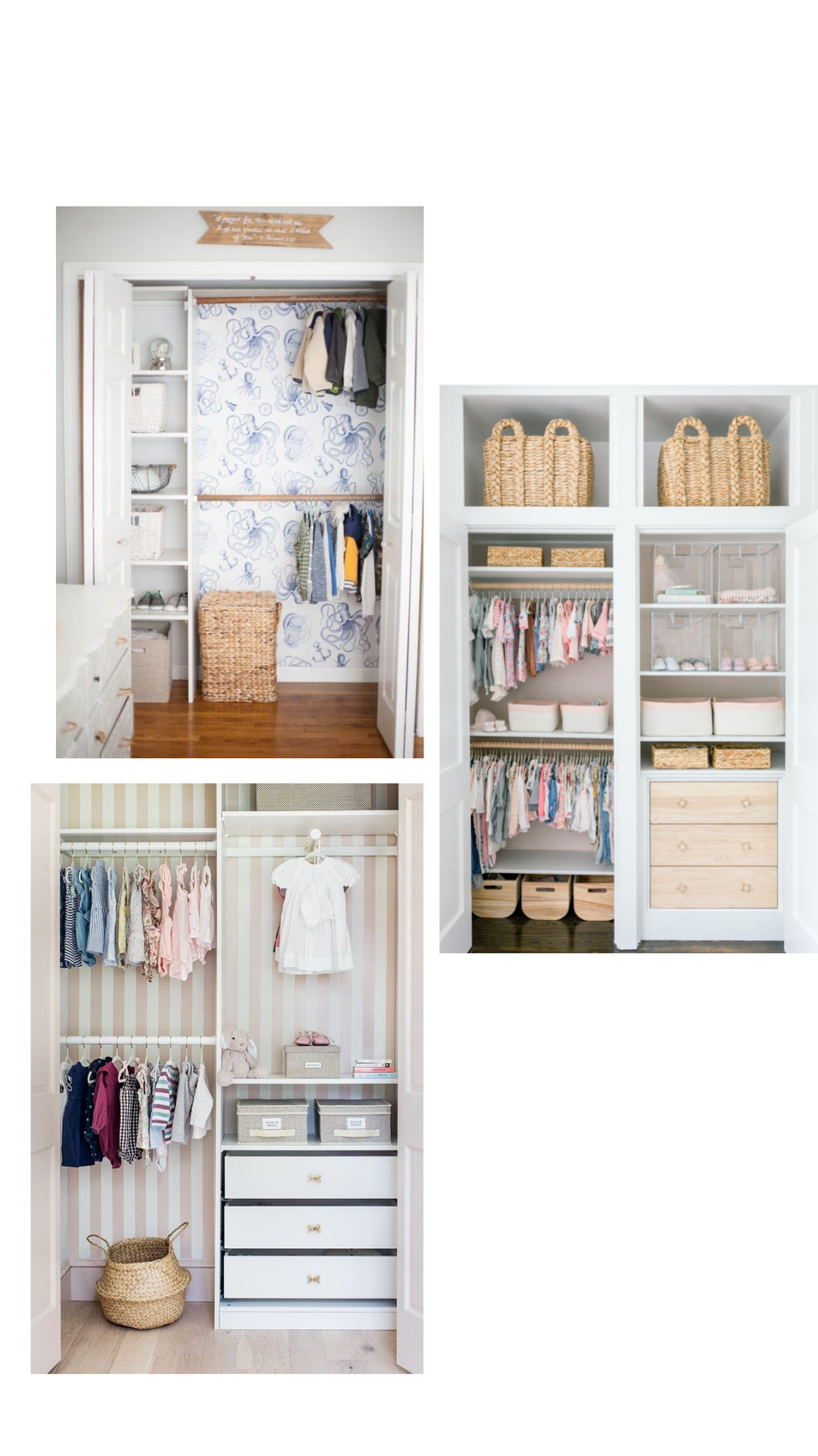 Nursery Closet Inspo
