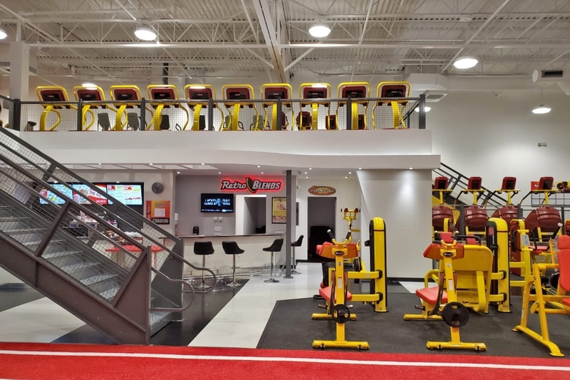 Retro Fitness Mezzanines