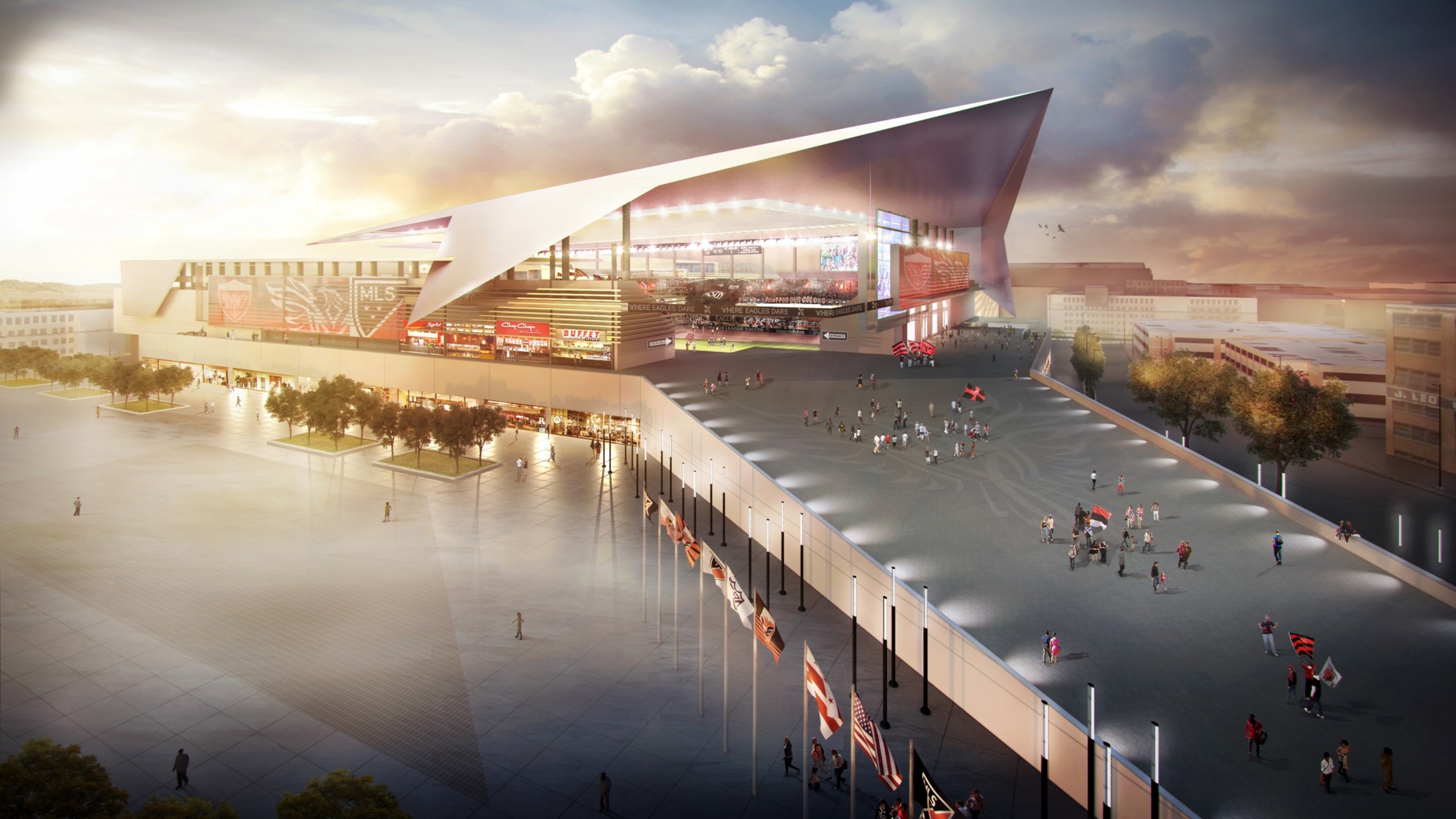 Audi Field DC United Soccer Stadium Conceptual Design
