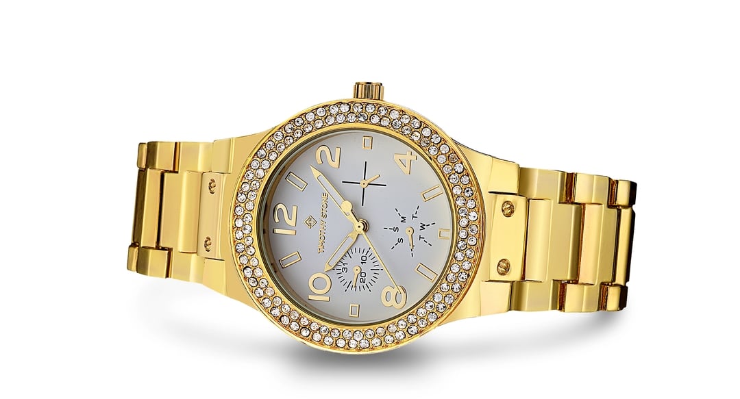 Gold-Tone "Façon Stainless" Watch | Timothy Stone