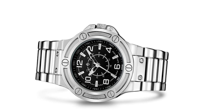 Silver-Tone "Manis" Watch | Timothy Stone