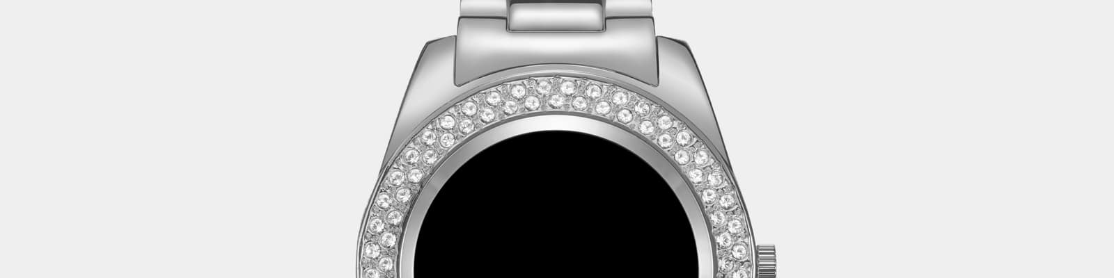 Silver-Tone "Smartwatch" Watch | Timothy Stone
