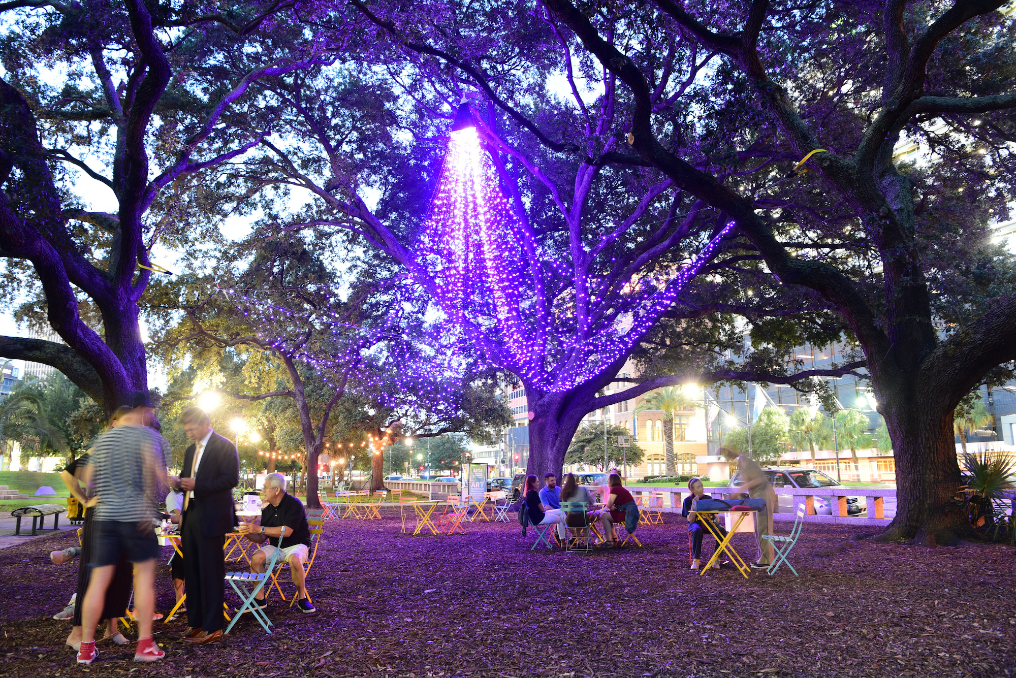 Lighting Up the Heart of New Orleans in Duncan Plaza