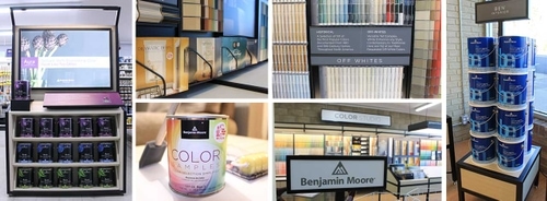The Paint Can is an authorized Benjamin Moore retailer.