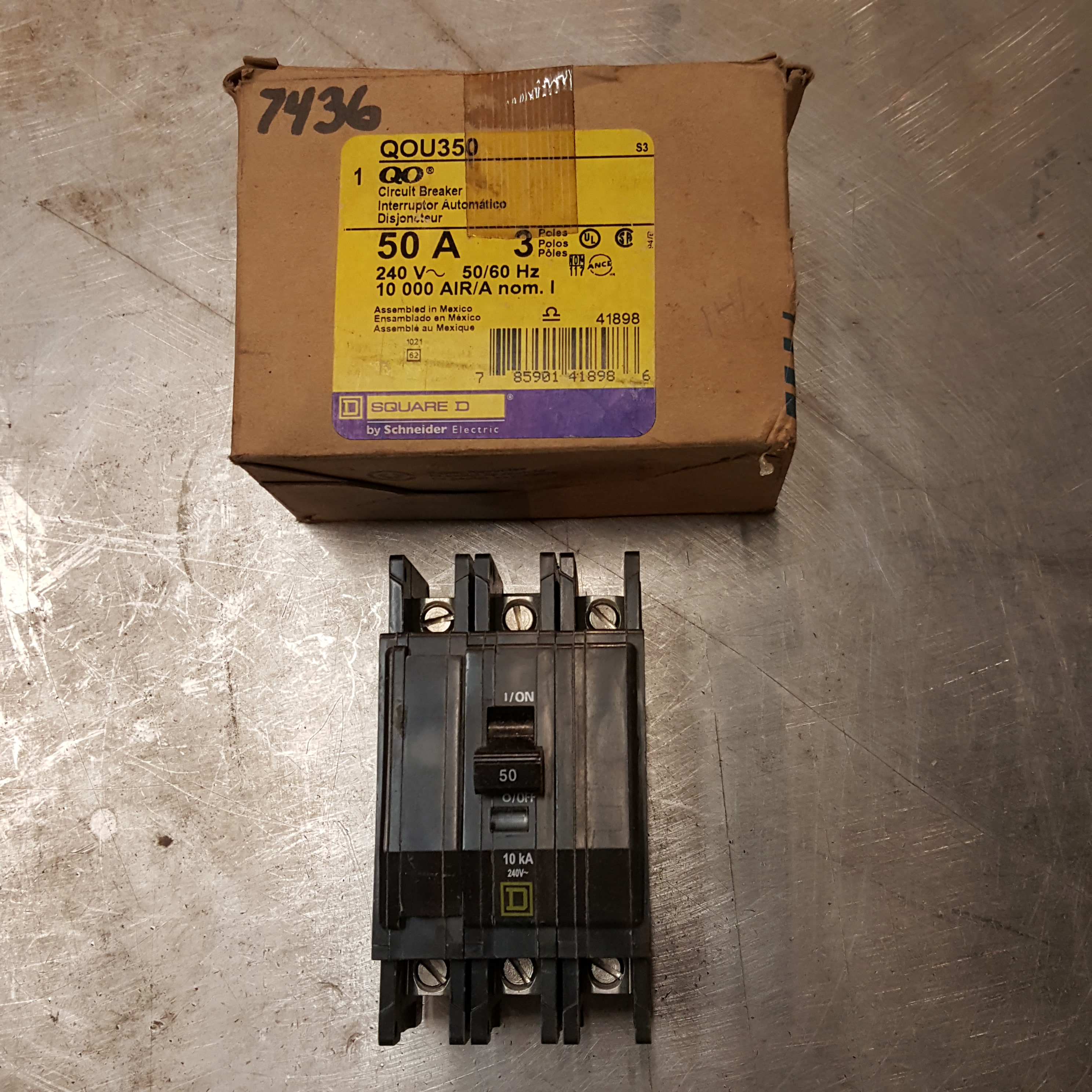 Circuit Breaker - Square D (7436) | Diligent Equipment Exchange