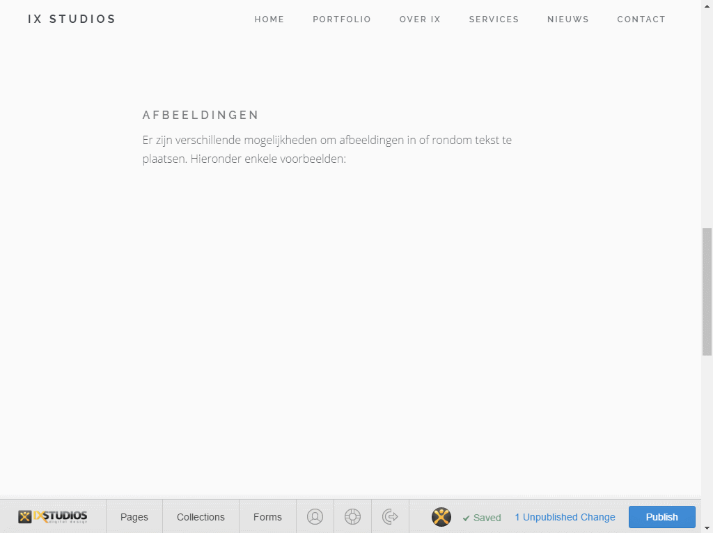 iX Studios | CMS Handleiding