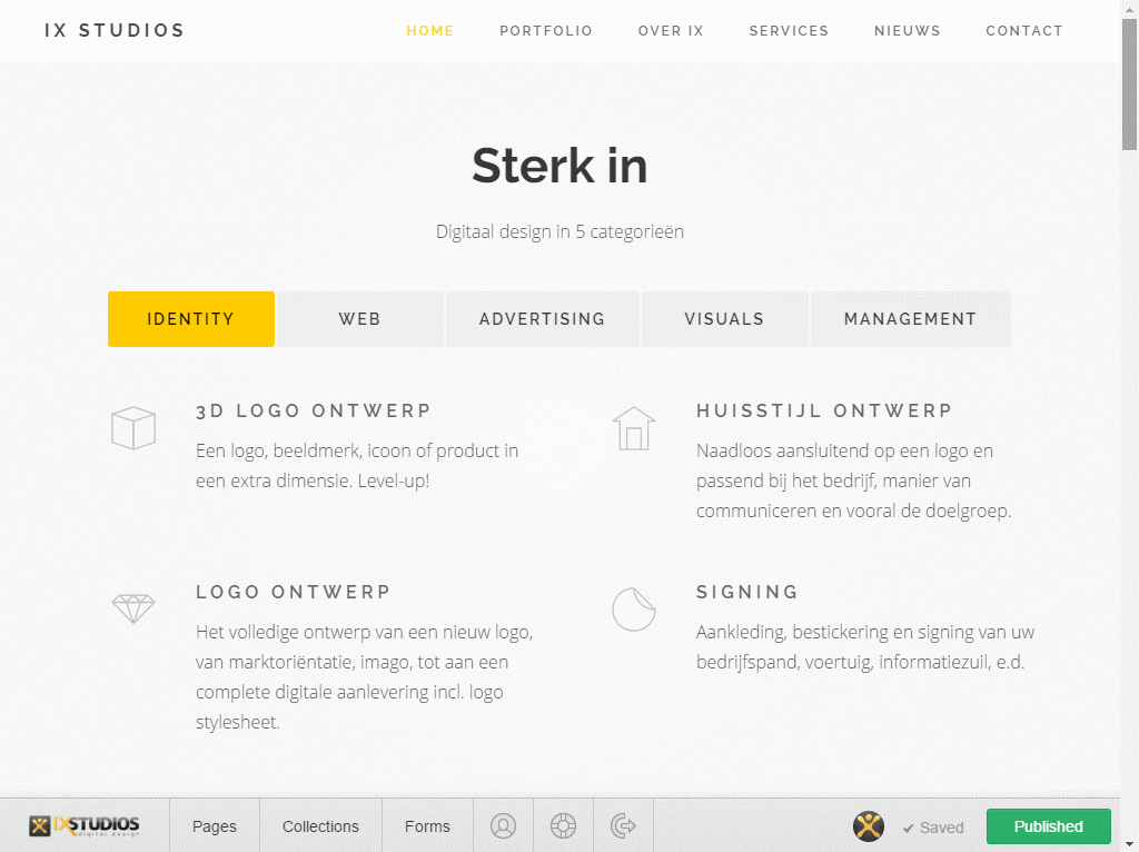 iX Studios | CMS Handleiding