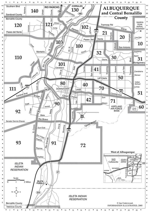 Albuquerque Map