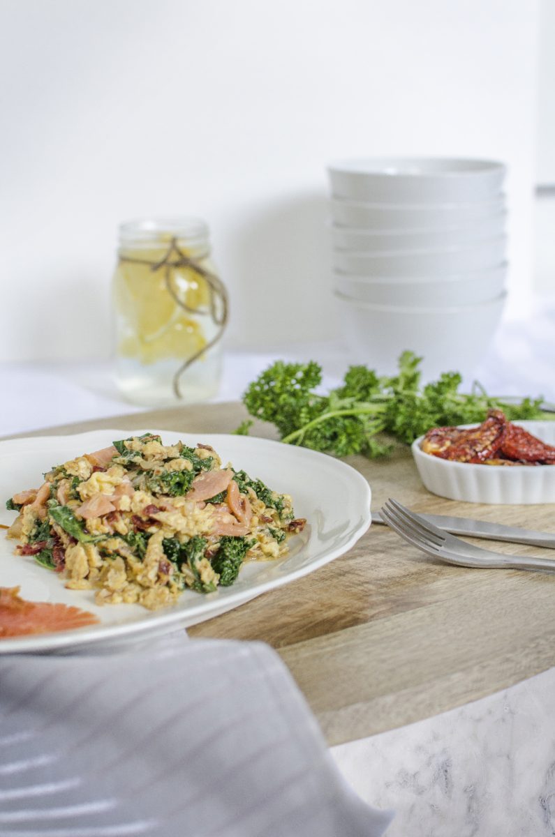 Smoked Salmon Scramble | Healthy Eating And Living
