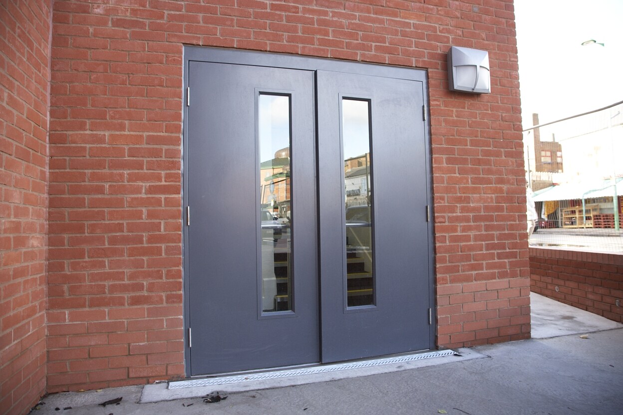 High performance personnel steel doors