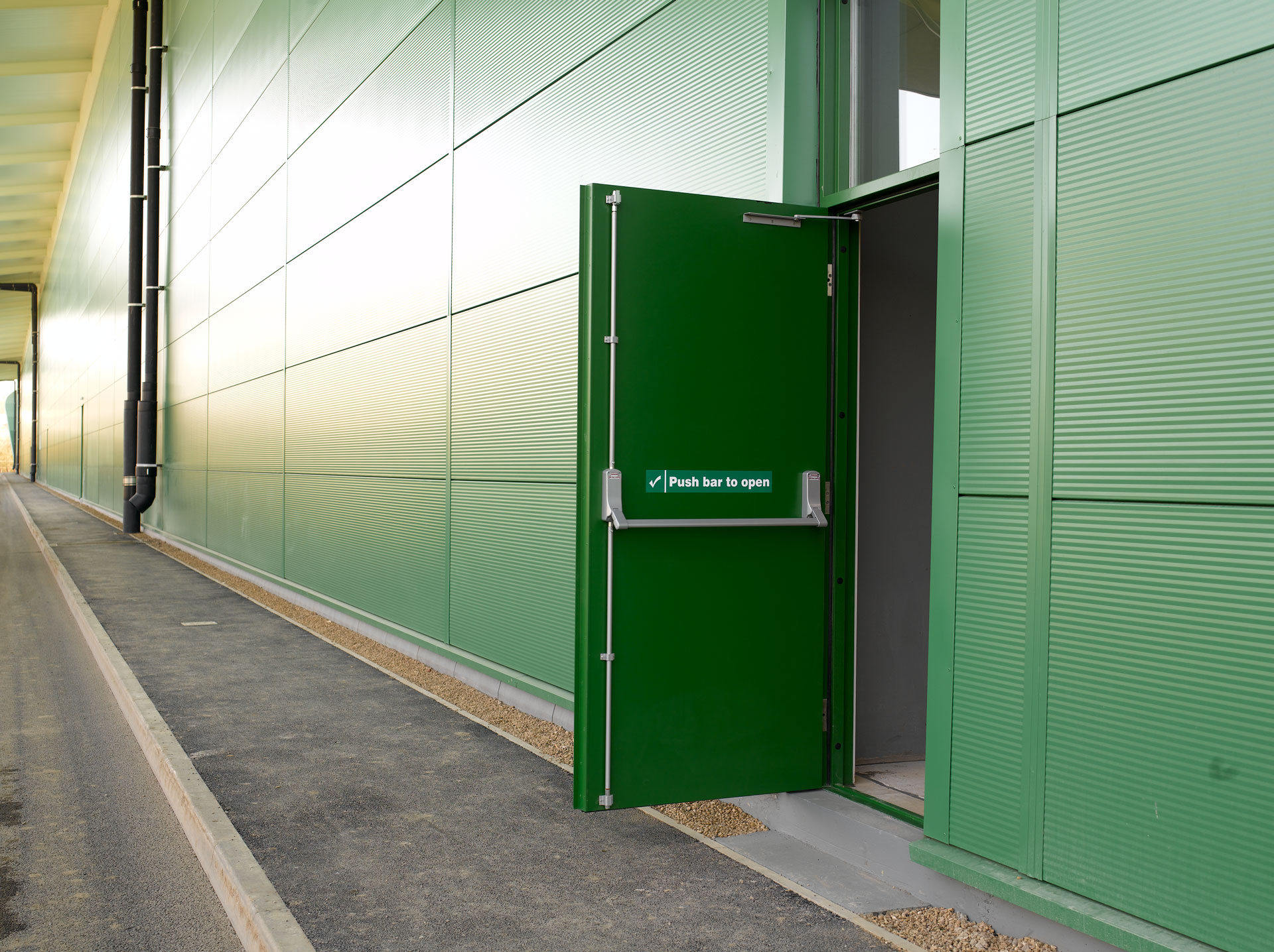 High performance personnel steel doors