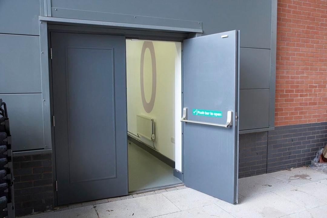 High performance personnel steel doors