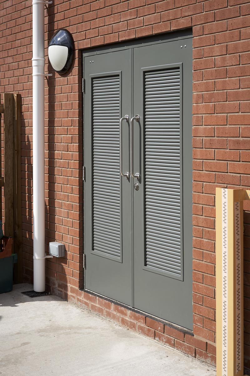 glazed communical doors