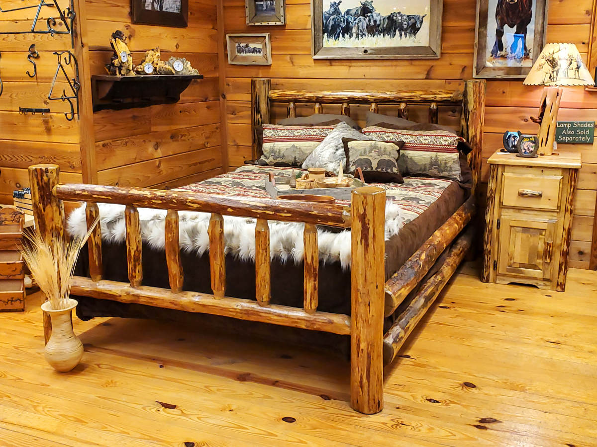Northwest Handmade Furniture | Rustic Log Bed