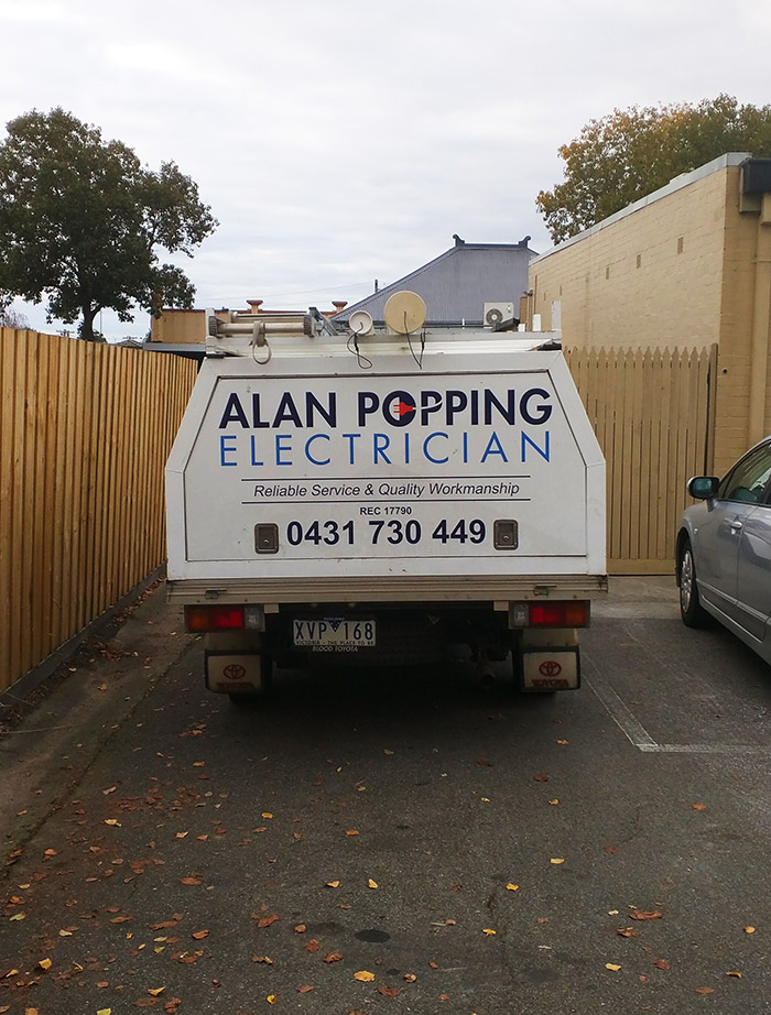 Alan Popping Electrician - Geelong Electrician