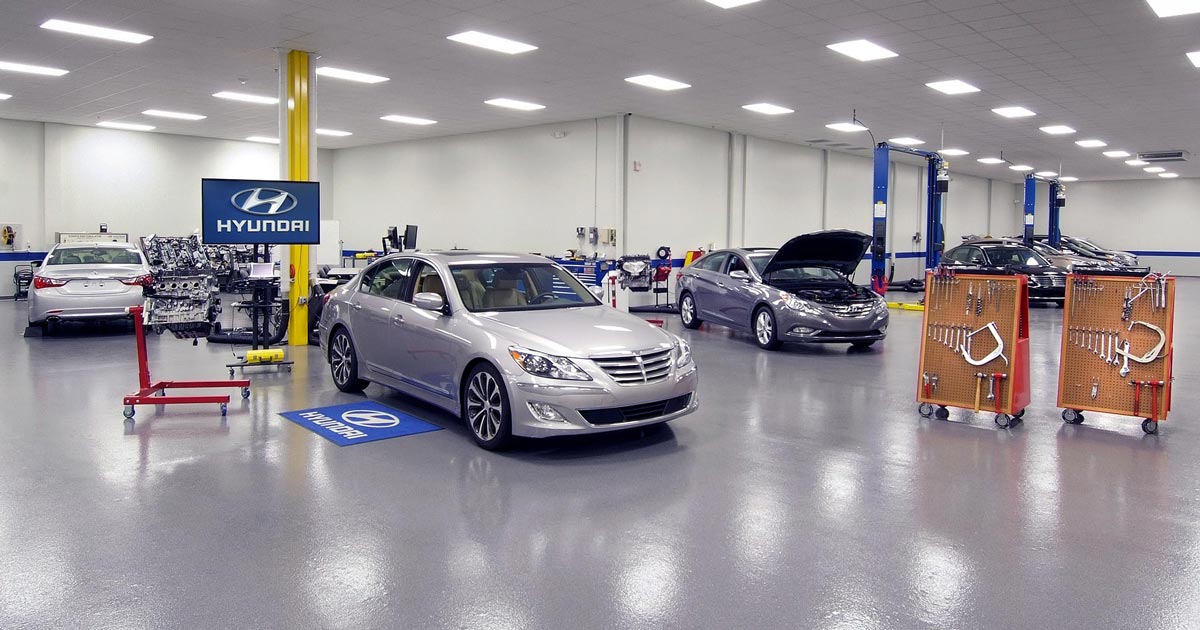Hyundai | Interior Commercial Construction Atlanta | Kinzey Construction