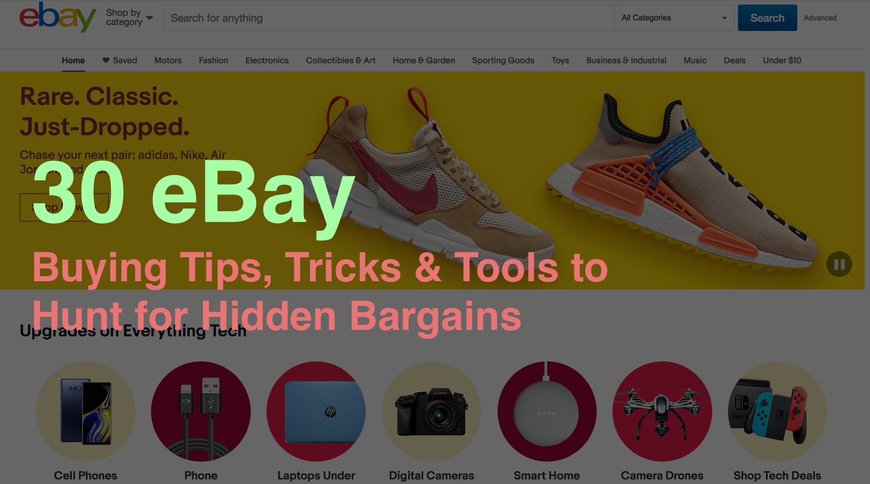 30 eBay Buying Tips, Tricks & Tools to Hunt for Hidden Bargains | Size ...