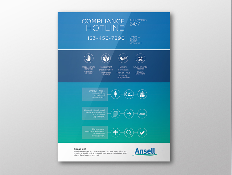 Ansell Compliance Hotline Inforgraphic | Ansell