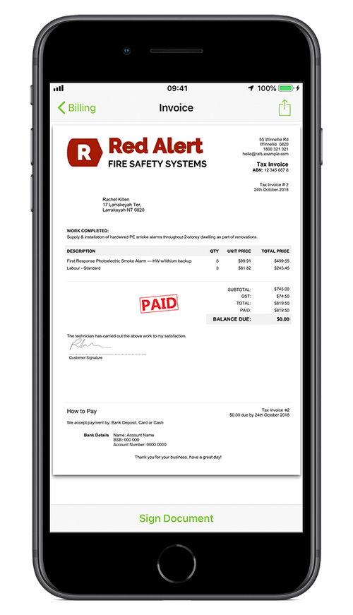 Fire Safety Business Software & iOS App | ServiceM8