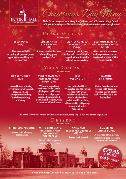 Christmas and New Year at Irton Hall