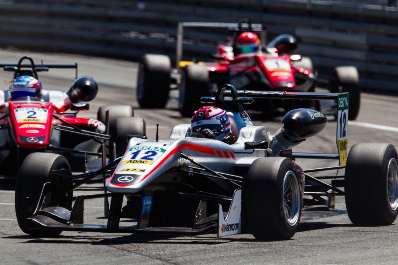 Russell on the podium again at the Norisring