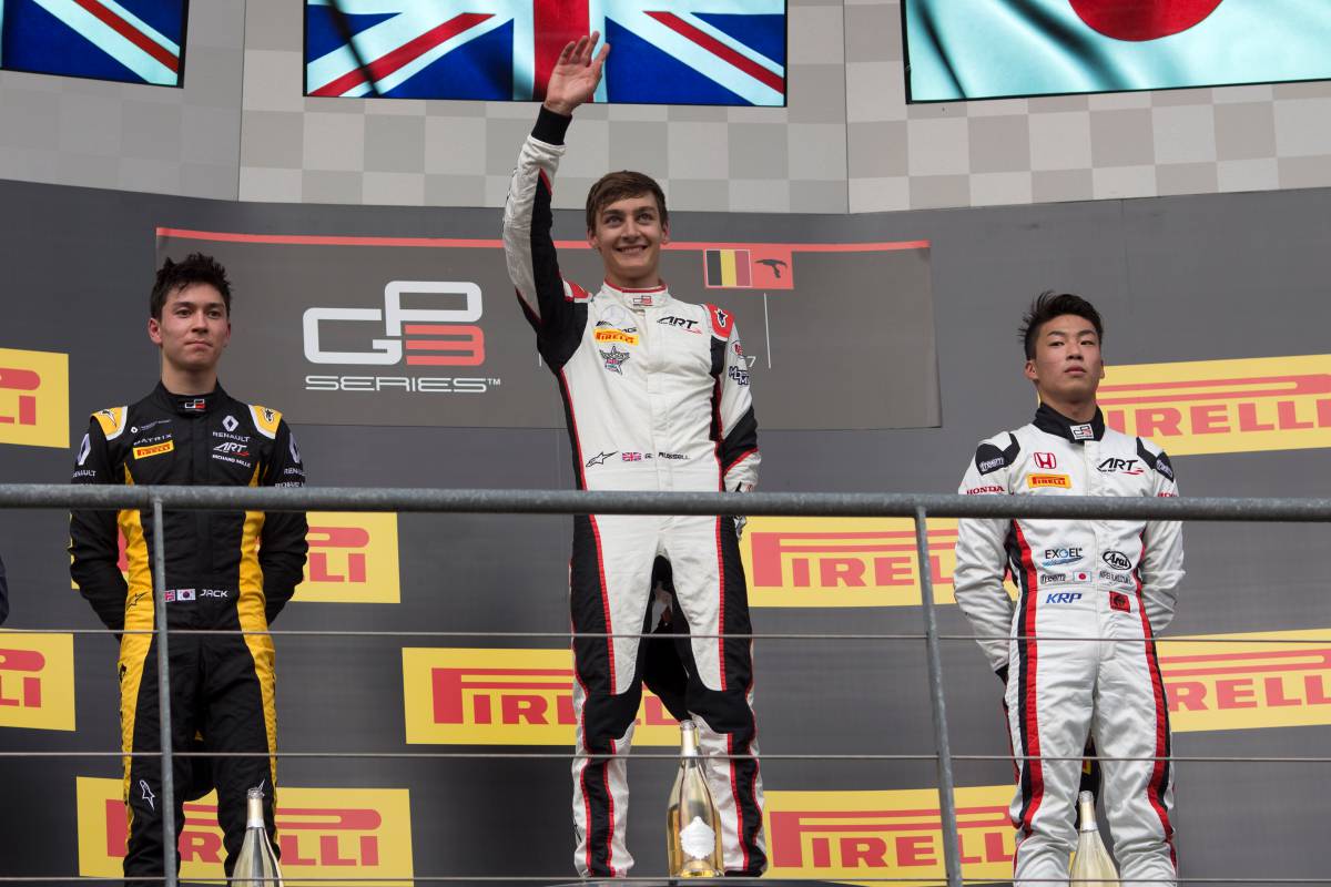 George Russell dominates in GP3 at Spa-Francorchamps