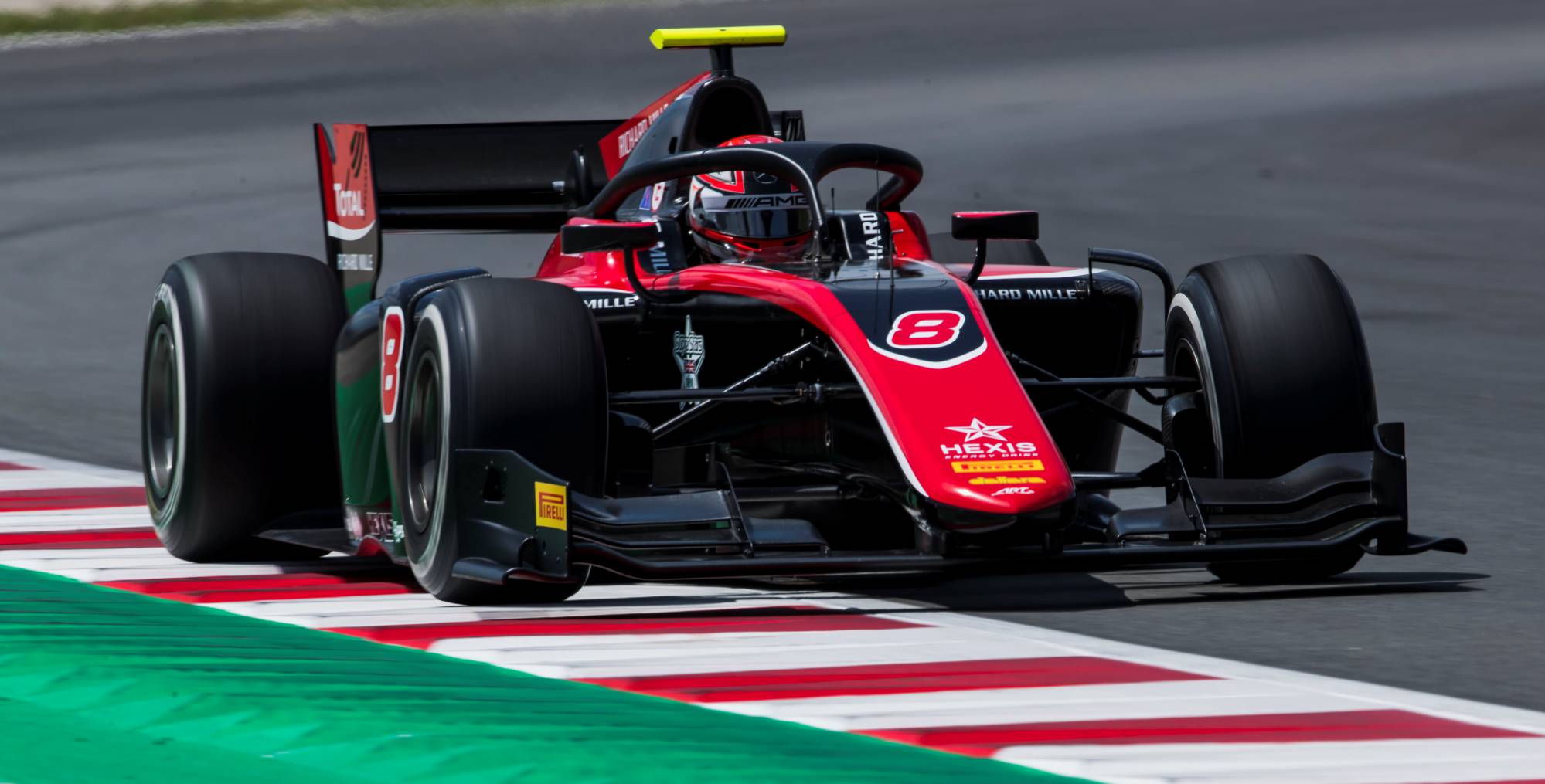 George Russell takes 4th in Barcelona FIA F2 Sprint Race