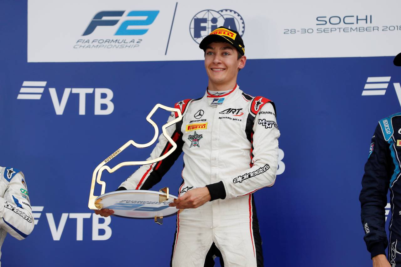 Sensational Sixth Win for Russell in Sochi F2 Sprint Race