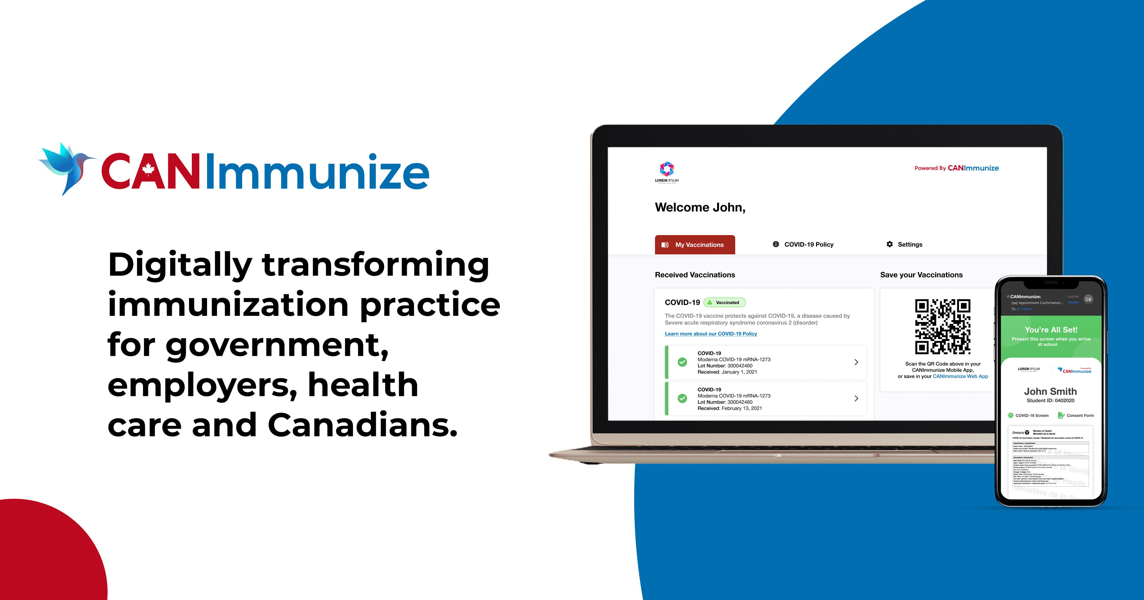 CANImmunize | A digital vaccination record for Canadians