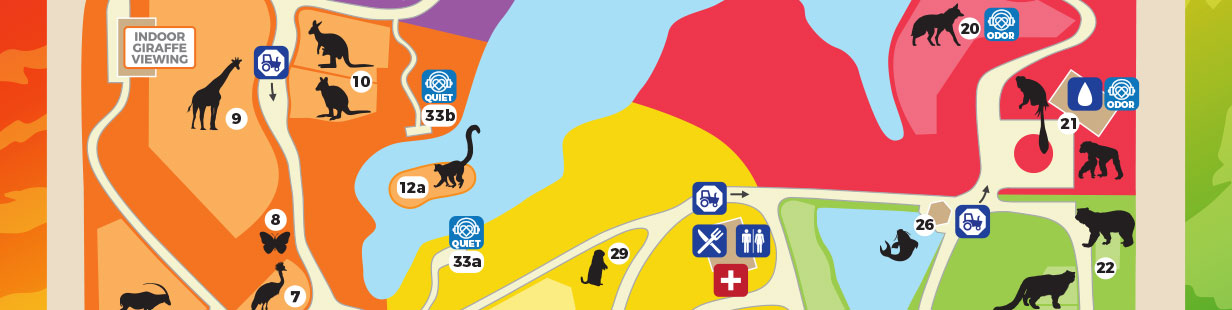 Orange County Zoo Map