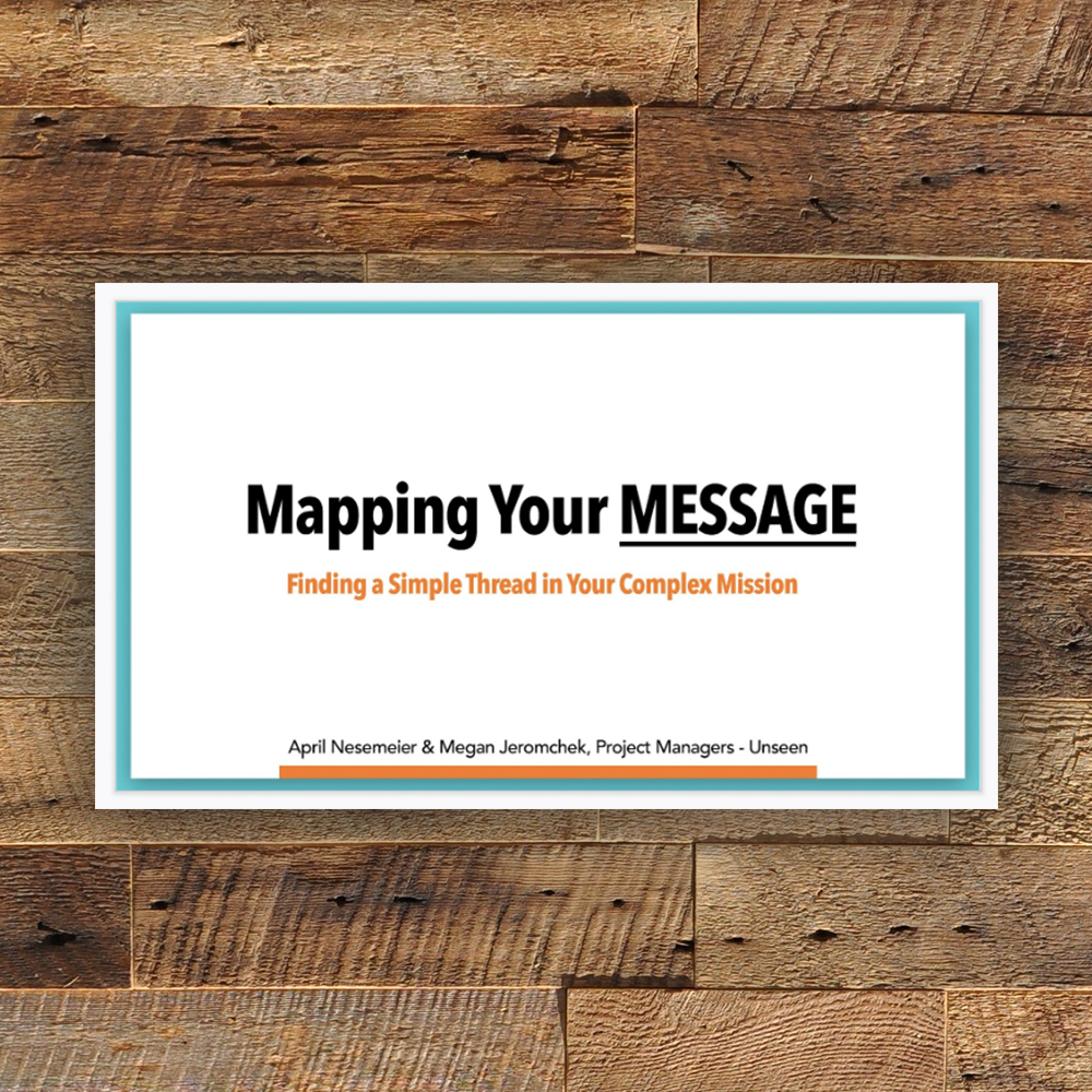 Mapping Your Message Slide Deck
